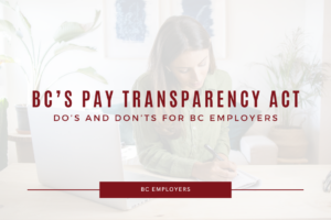 BC Pay Transparency Act: Dos & Don’ts for BC Employers - Envol